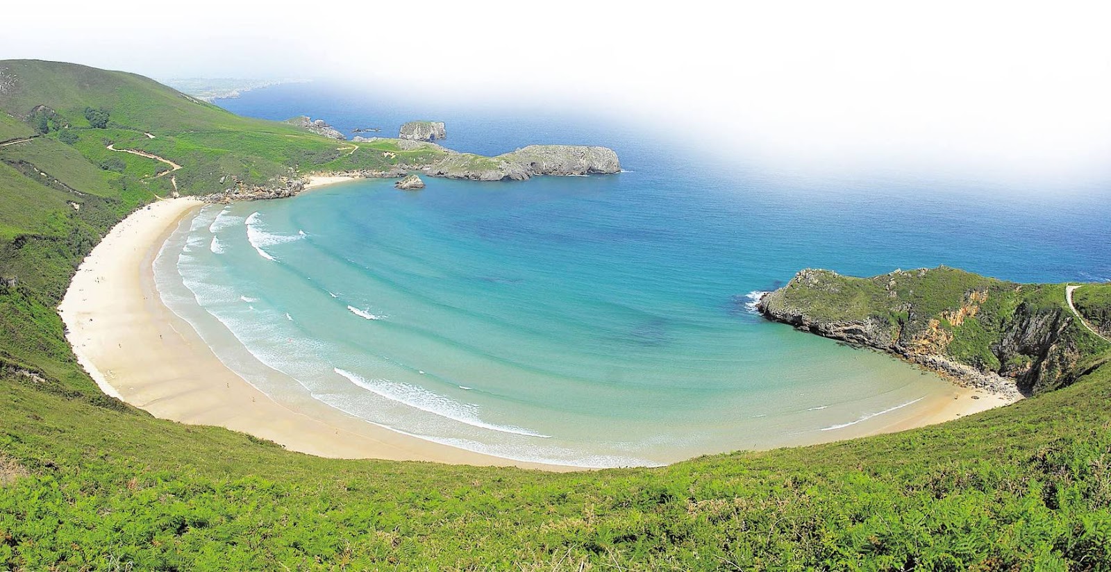 Casas rurales El Llanon de San Román en Asturias: Playa de Torimbia ...