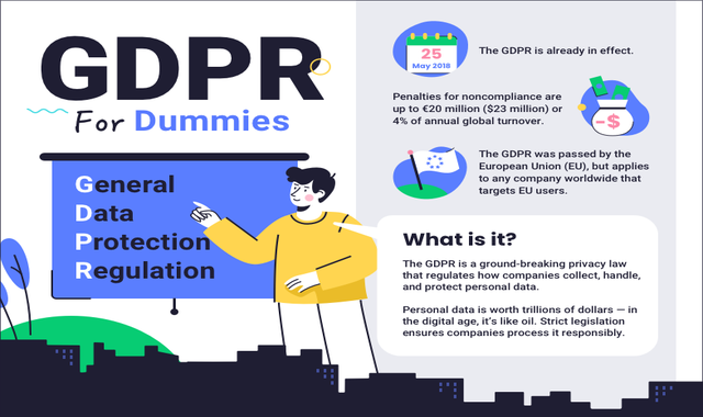 Dummies Guide to GDPR #infographic - Visualistan