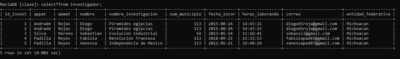 "CONSTRUYE BASE DE DATOS PARA APLICACIONES WEB".: 11. Instrucciones de ...