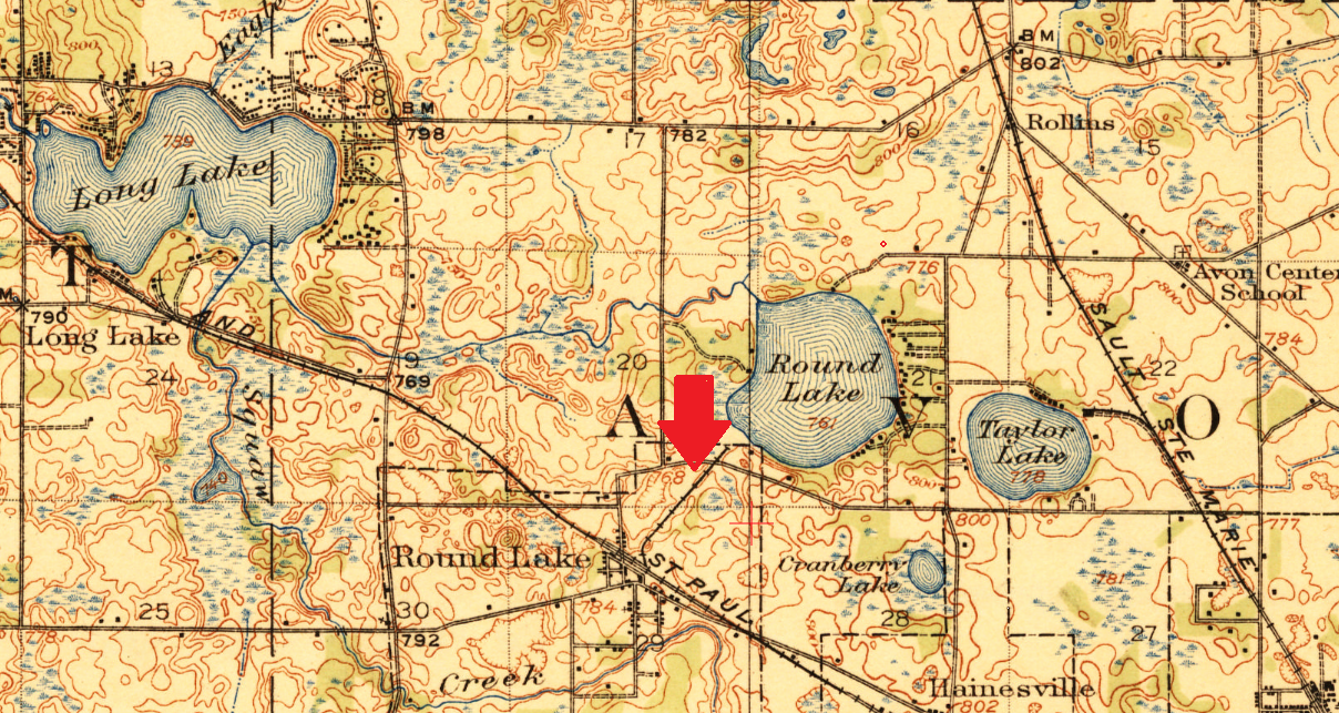 Is There an Abandoned Steam Engine at the Bottom of Round Lake?