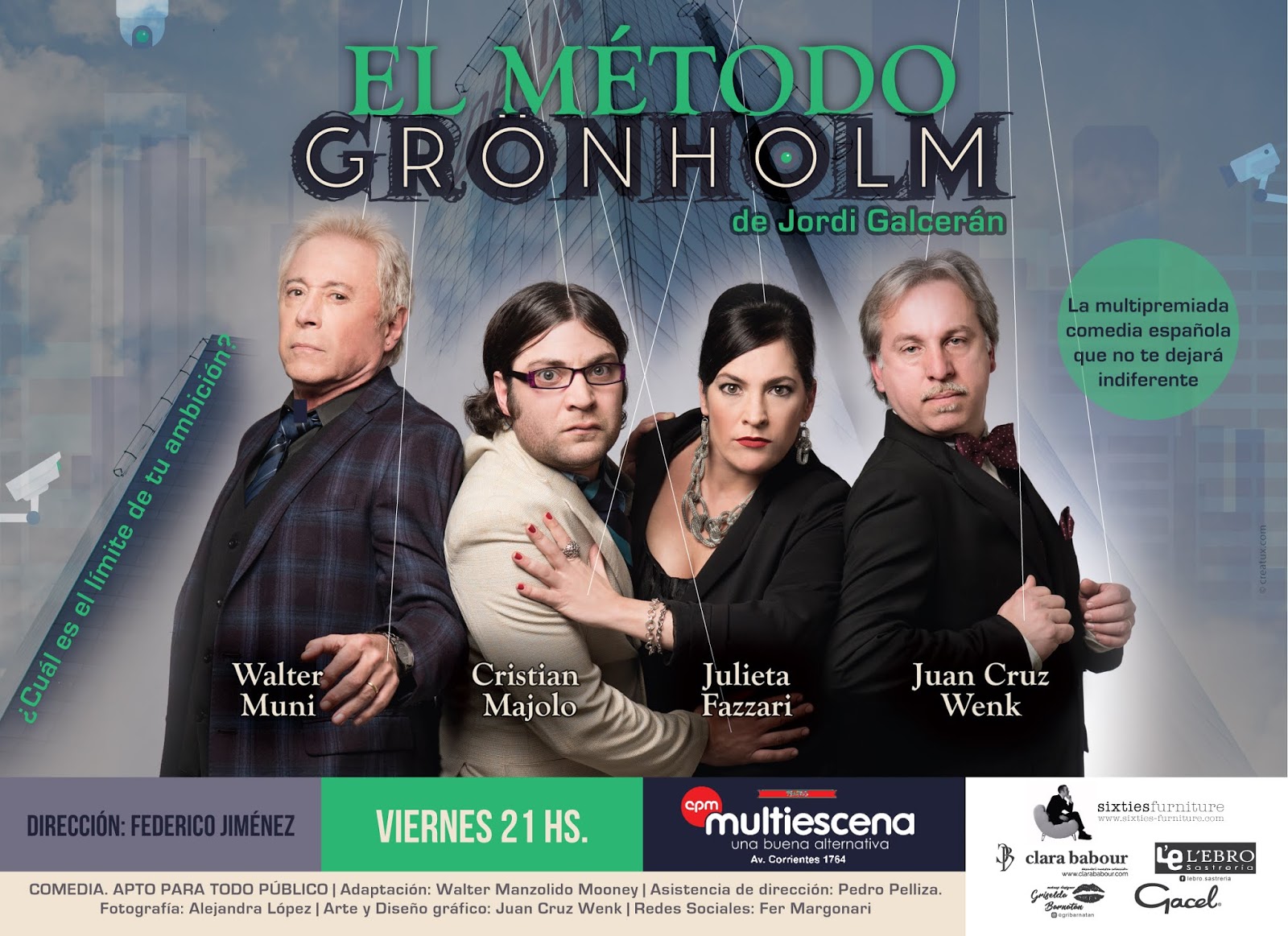 EL MÉTODO GRÖNHOLM (Teatro)