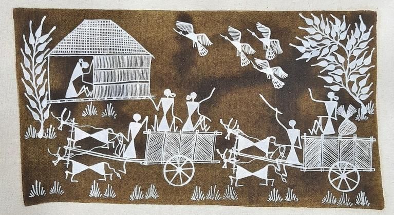 Warli Painting Indian Traditional Art