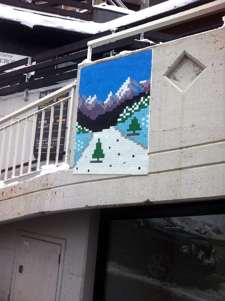 Invader Invades the Swiss Alps – Anzere, Switzerland (Part II ...