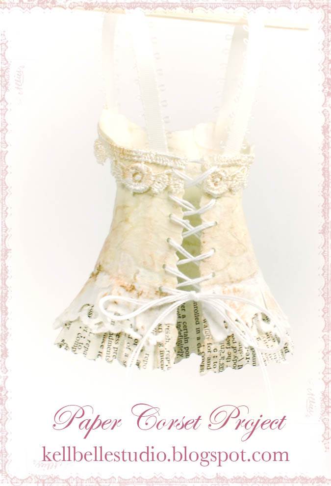 Kell Belle Studio: Boho Basil Paper Corset