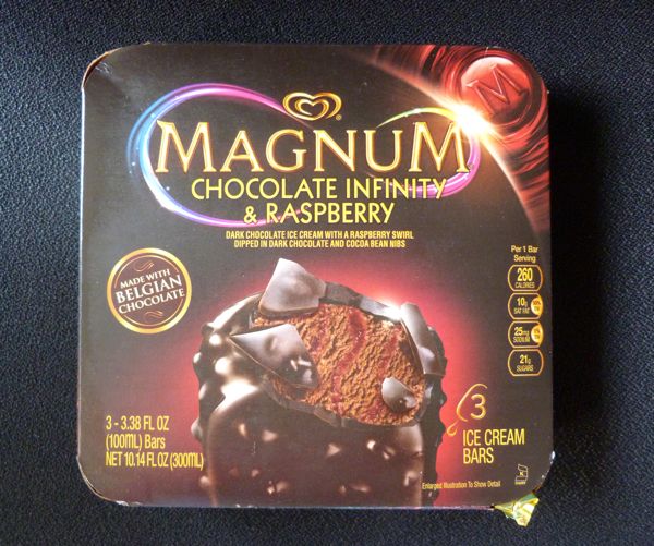 Chocolate Banquet: Magnum - Chocolate Infinity + Raspberry ice cream ...
