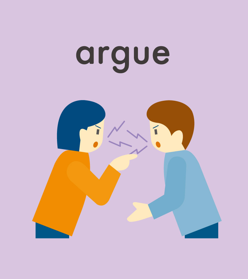 discuss と argue の違いとは？