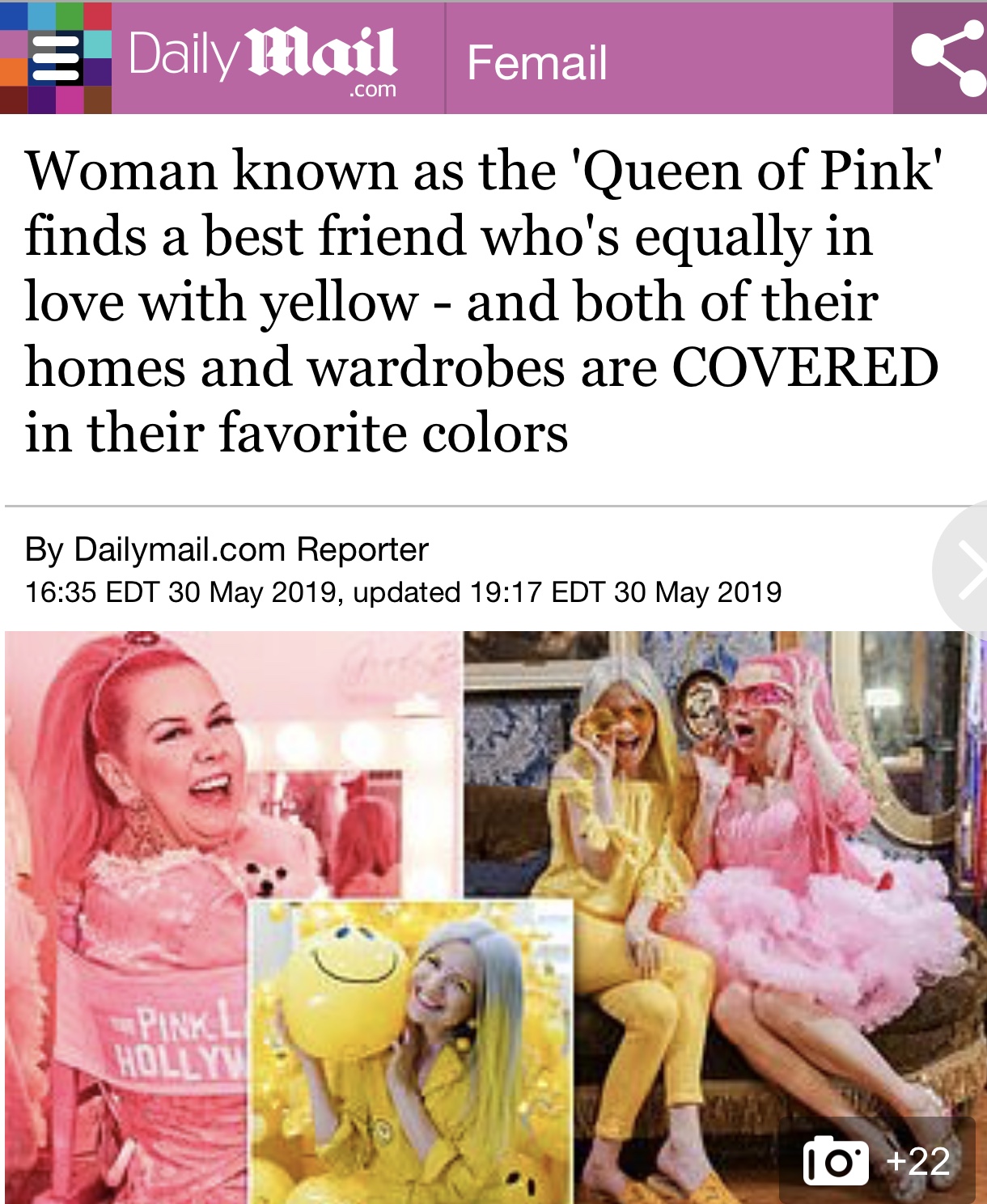 The Pink Lady of Hollywood is KITTEN KAY SERA