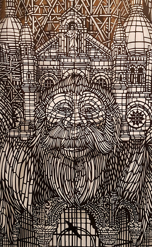 My Owl Barn: Street Art by Monkey Bird