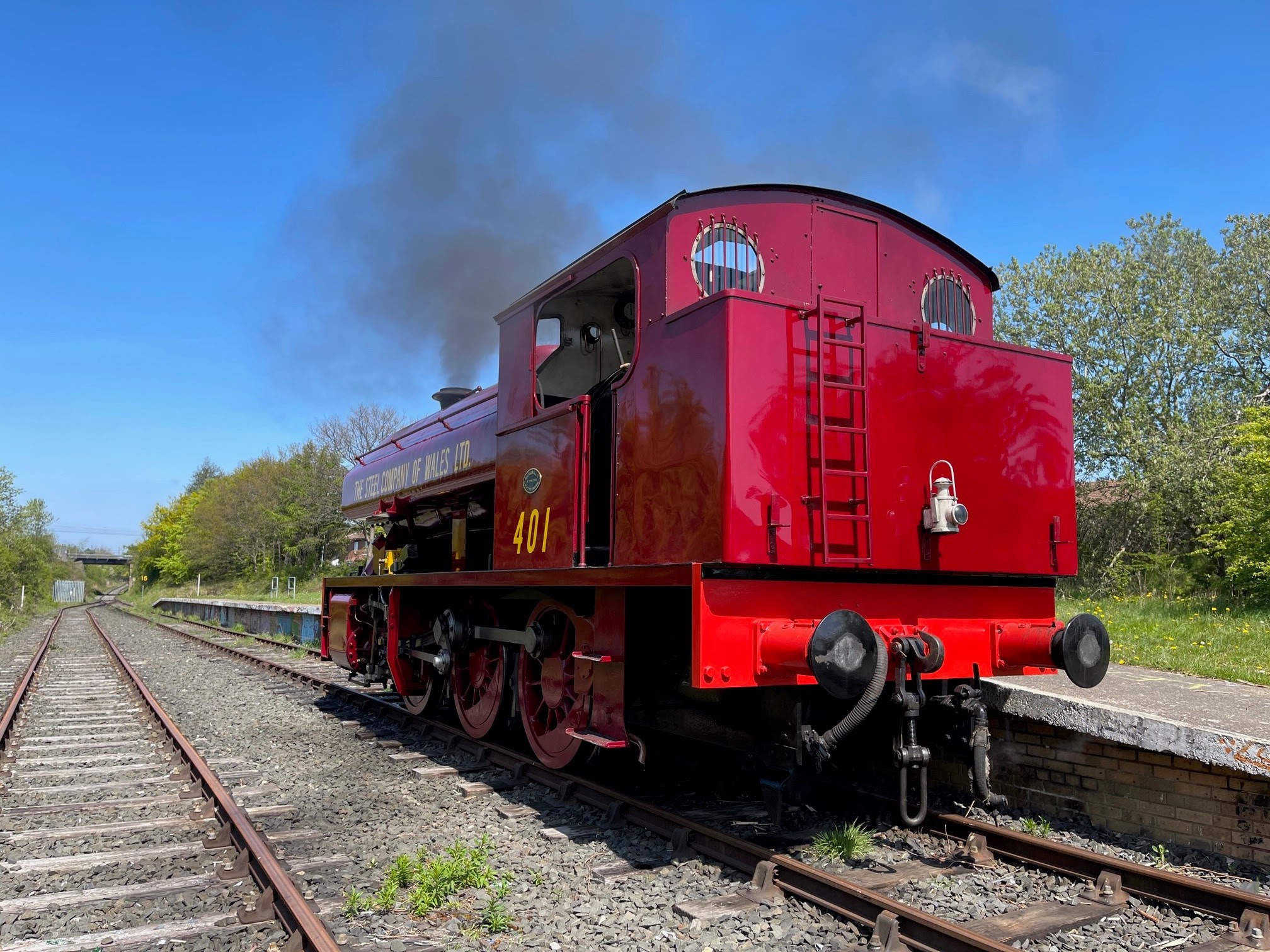 North Tyneside Steam Railway: 401 steam test