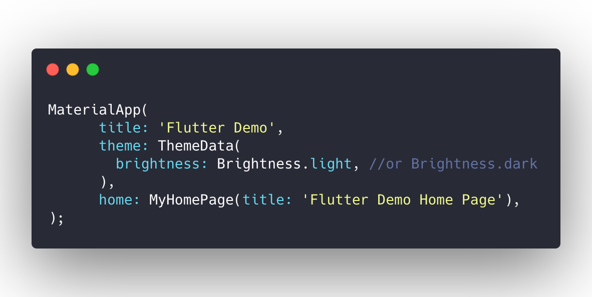 [Flutter tips] All about Theme #1 - brightness ~ Dev.