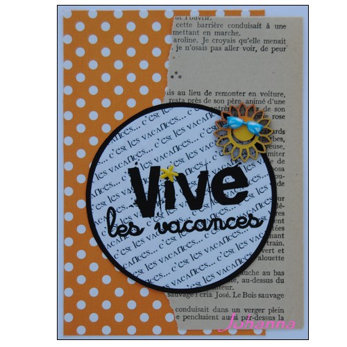 MlleScrap l'atelier...: Vive les vacances...