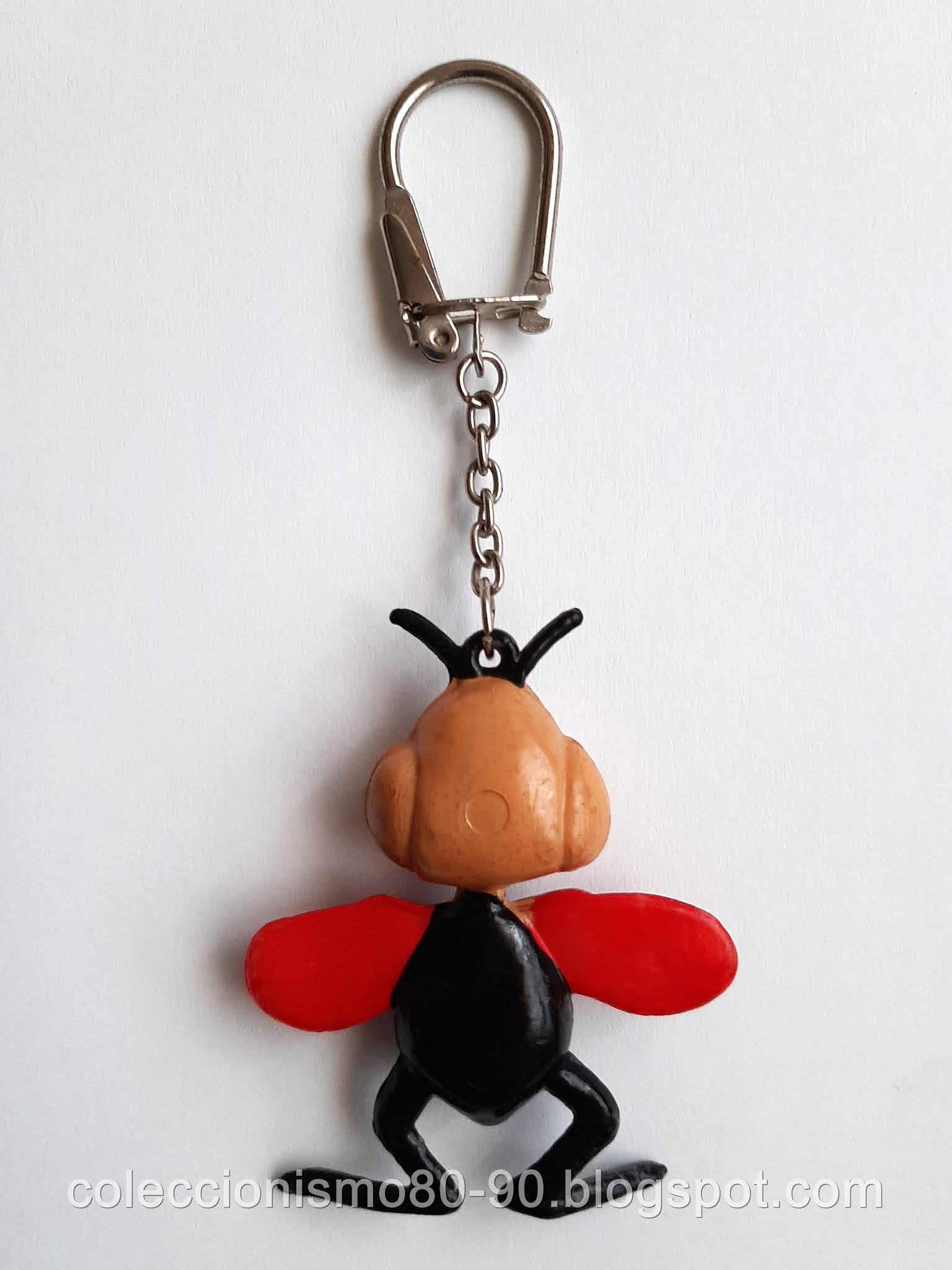 Coleccionismo 80-90: LLAVERO DE BRAULIA, LA MOSCA DE LA TELE