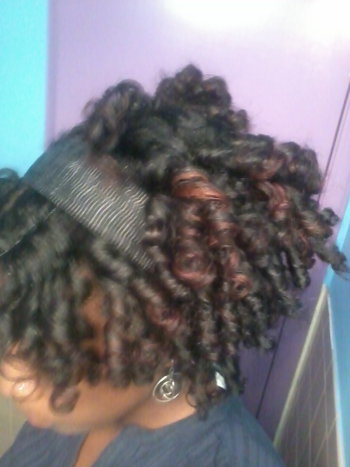 Your Africa Is Showing: Hair Style for the New Year - Flexi Rod Set + Updo