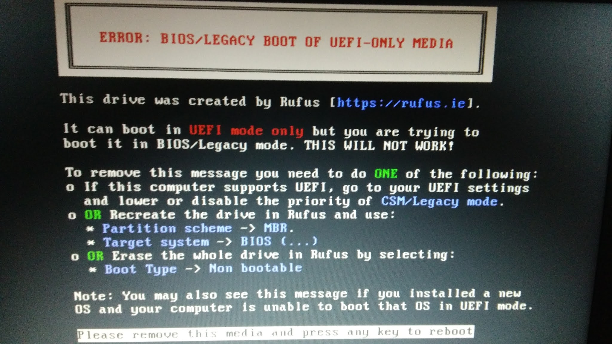 Fix Error Bios Legacy Boot Of Uefi Only Media In Windows This Drive Fix Error Bios Legacy Boot Of Uefi Only Media In Windows This Drive