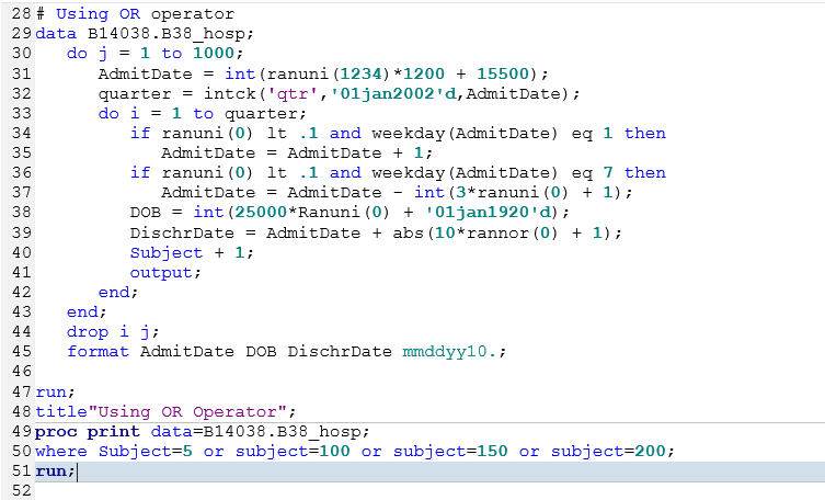 SAS Assignment: Learning SAS Through Program
