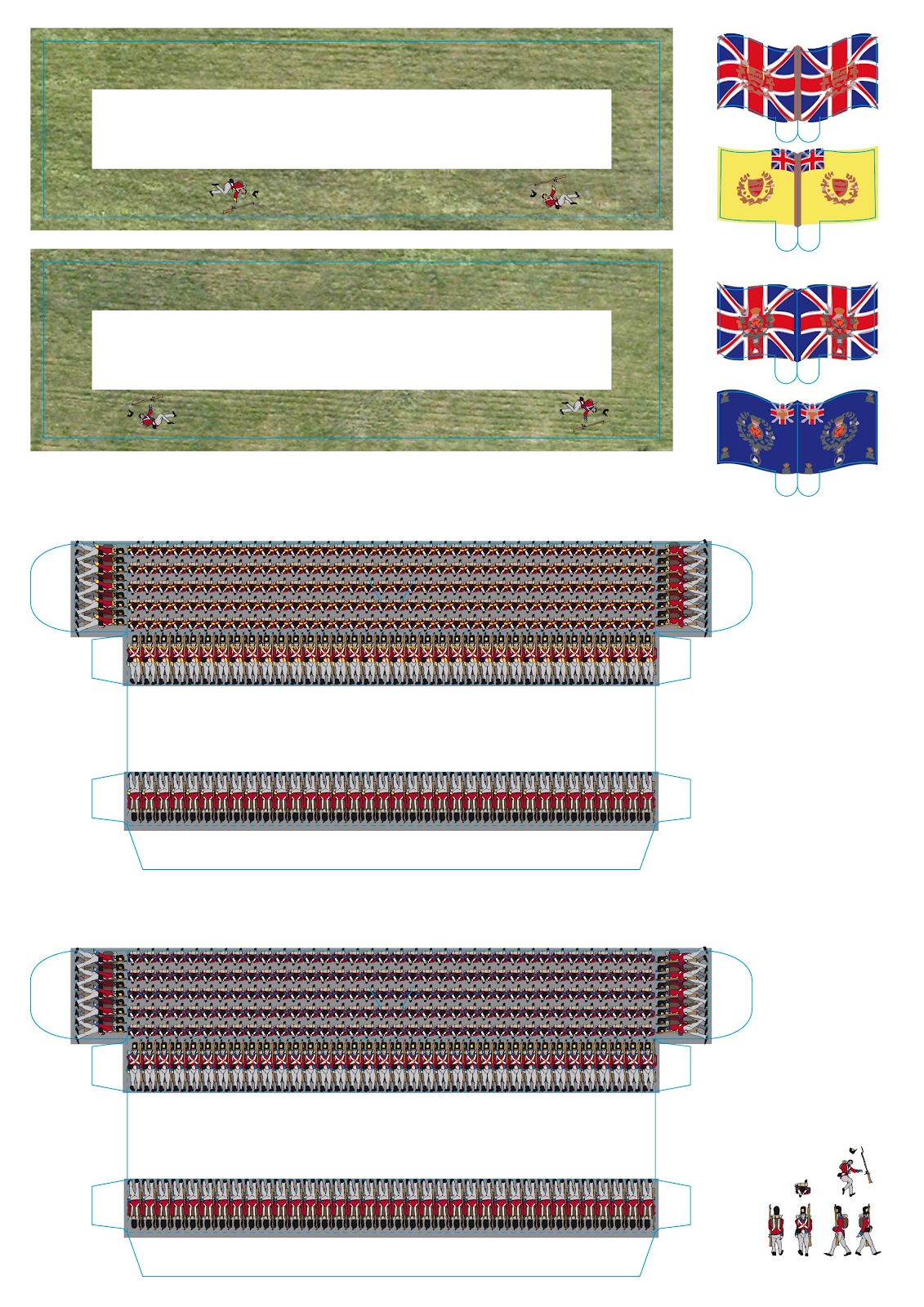 Paper Napoleonic battalions