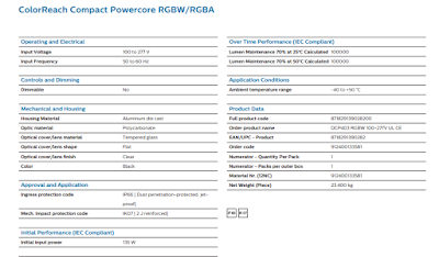 PHILIPS - ColorReach Compact G2 4 CH - DCP403 RGBW 100-277V UL CE ...