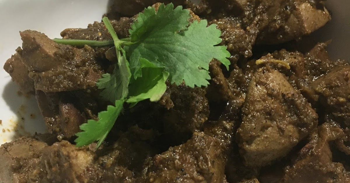 Goat liver fry