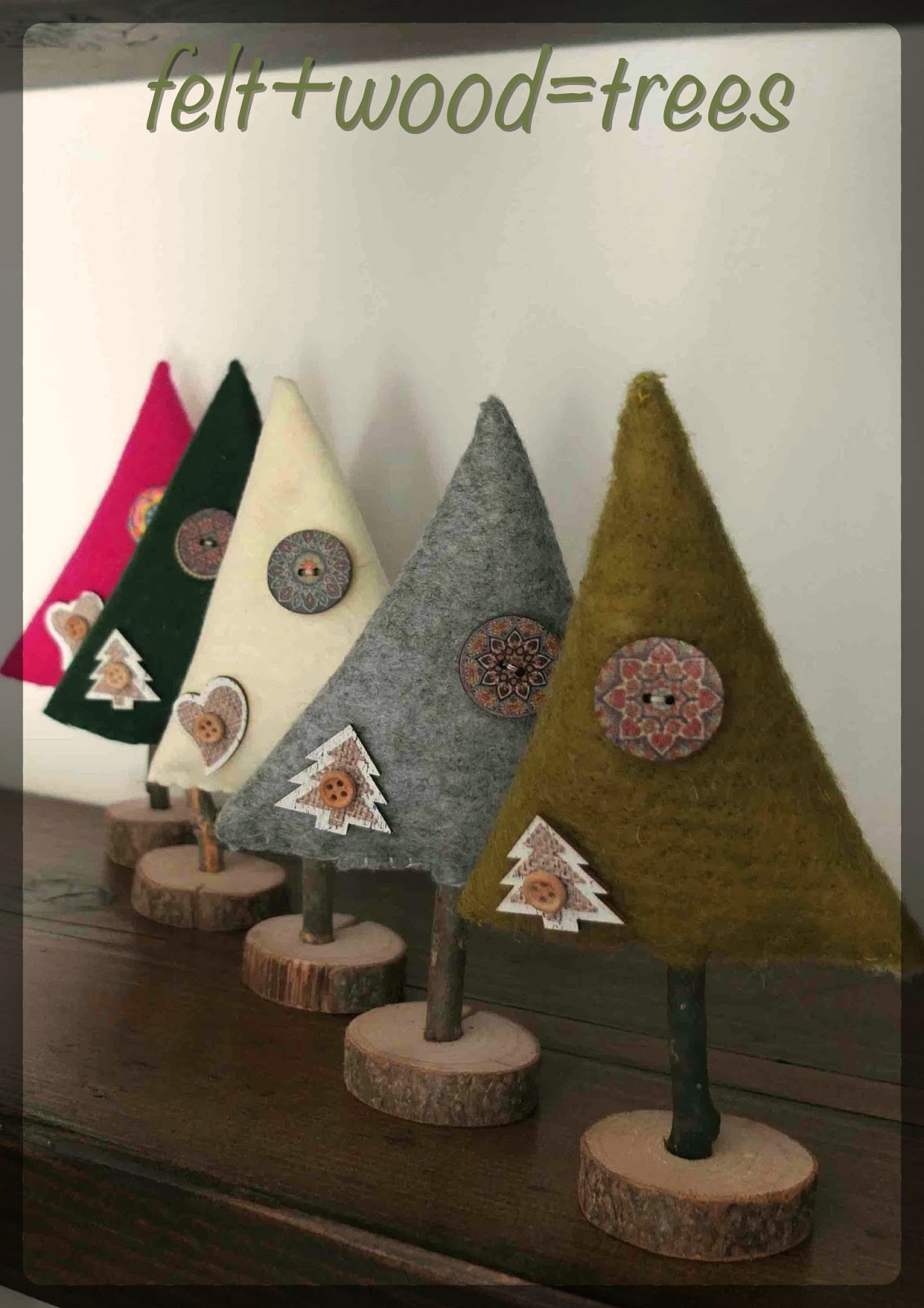 our Jewish little place: Decorative handmade trees for Tu b'Shevat