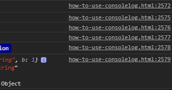 How to show logs in browser console