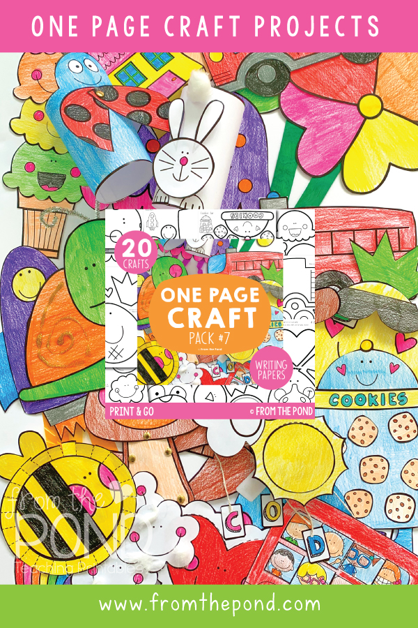 One Page Craft Pack 7 | From the Pond
