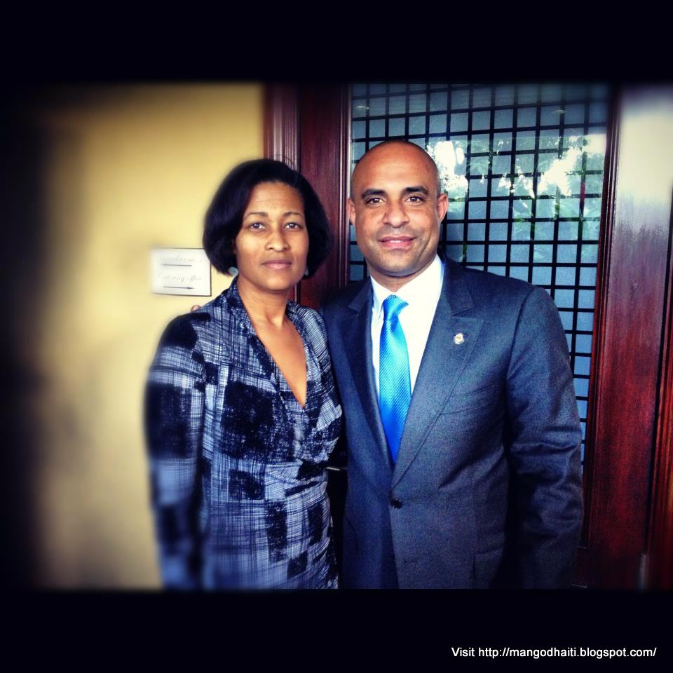 Prime Minister Lamothe meet today with Cheryl Mills