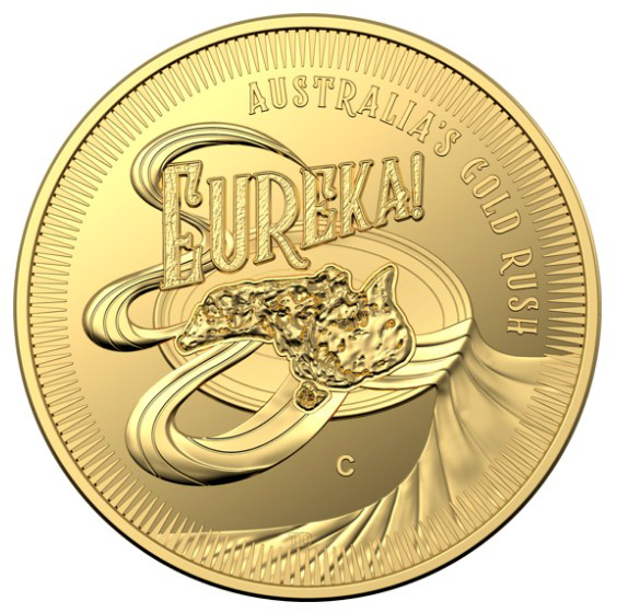 coins and more: 1198) "Gold Rush 1851", Australia: Gold (10 Dollars ...