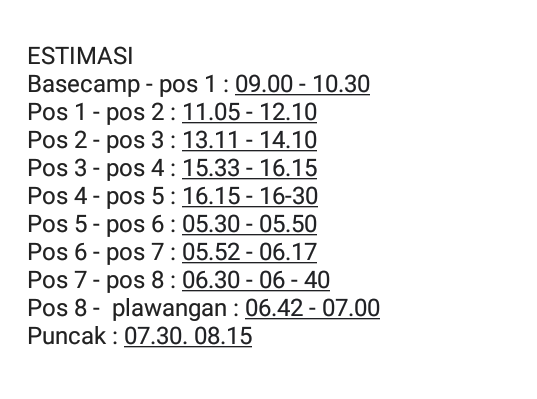 Pendakian Gunung Slamet Via Bambangan: Estimasi, Rute dan Biaya - Sajak Aksara