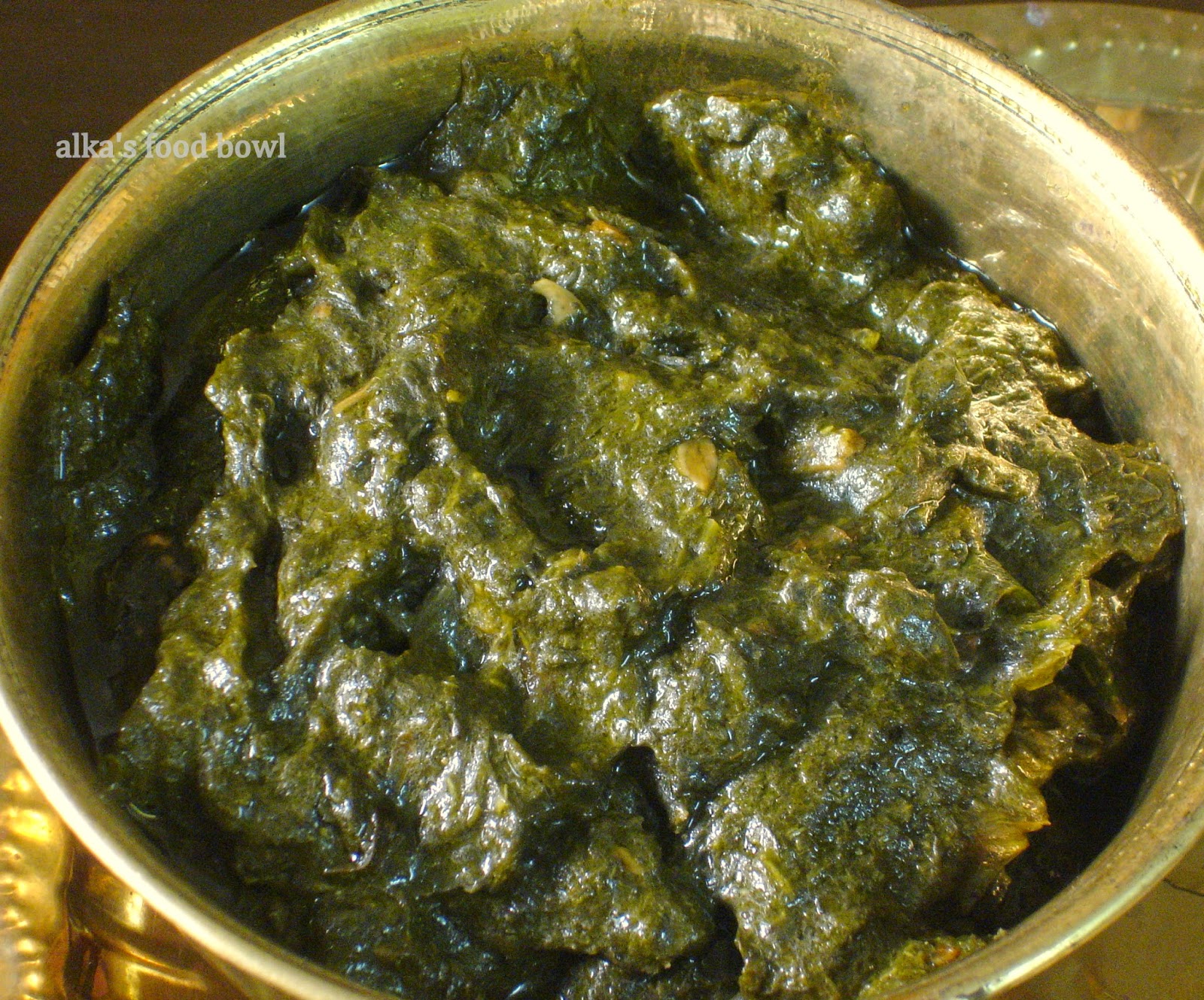 alka's travel and food bowl: Ambadichi Bhaji.