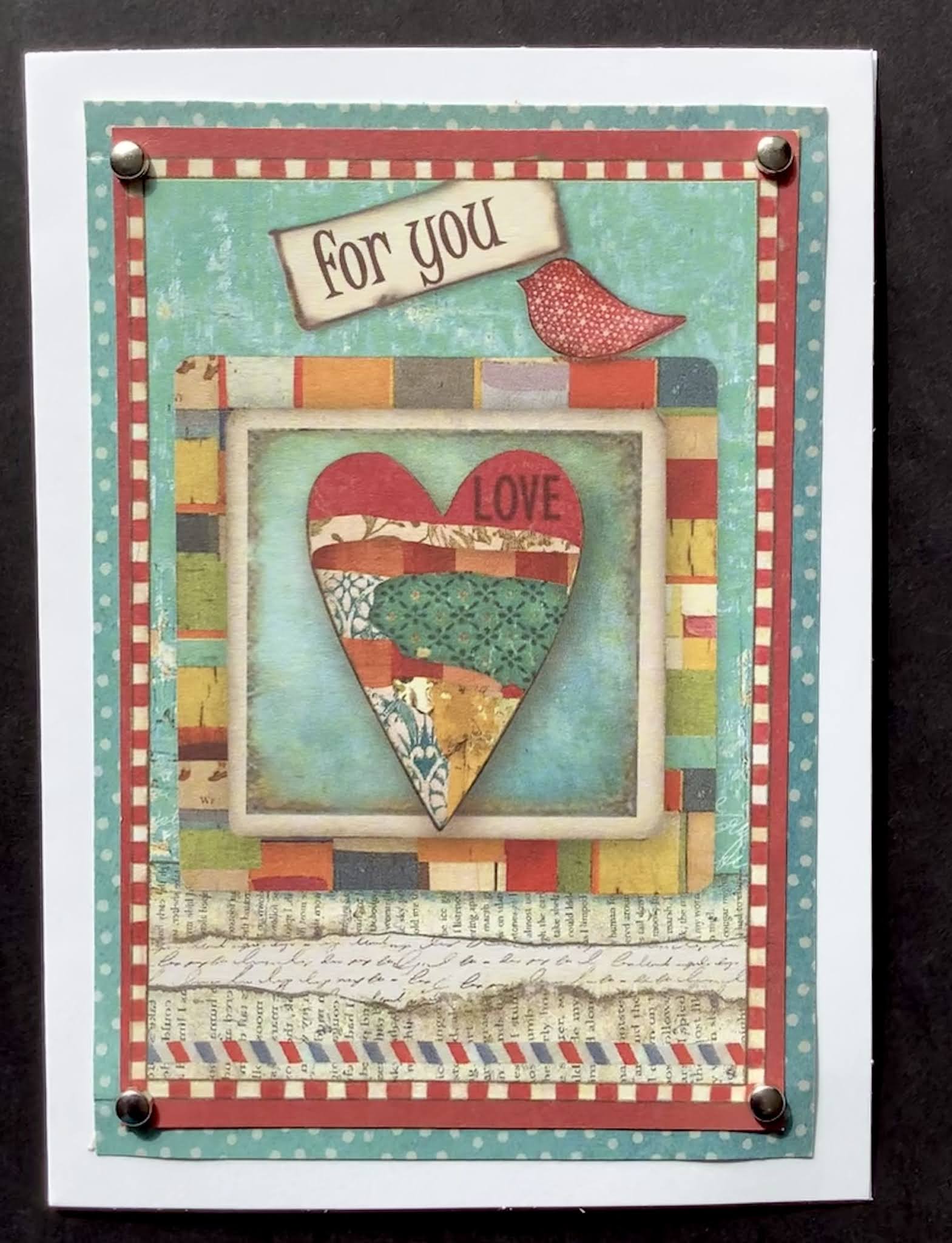 Beyond the Fringe Crafts: Stamperia Patchwork cards