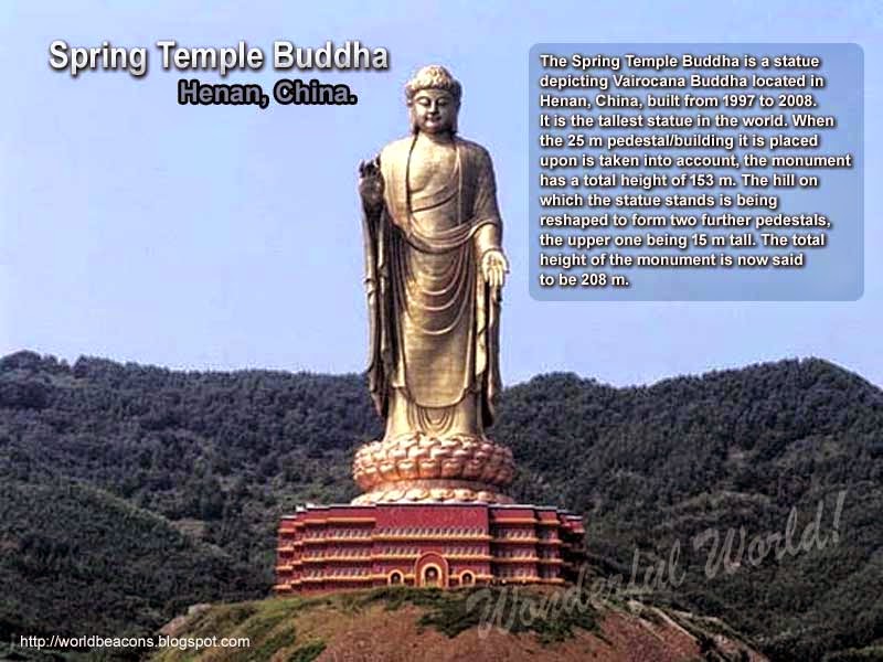 Wonderful World!: Spring Temple Buddha, Henan, China