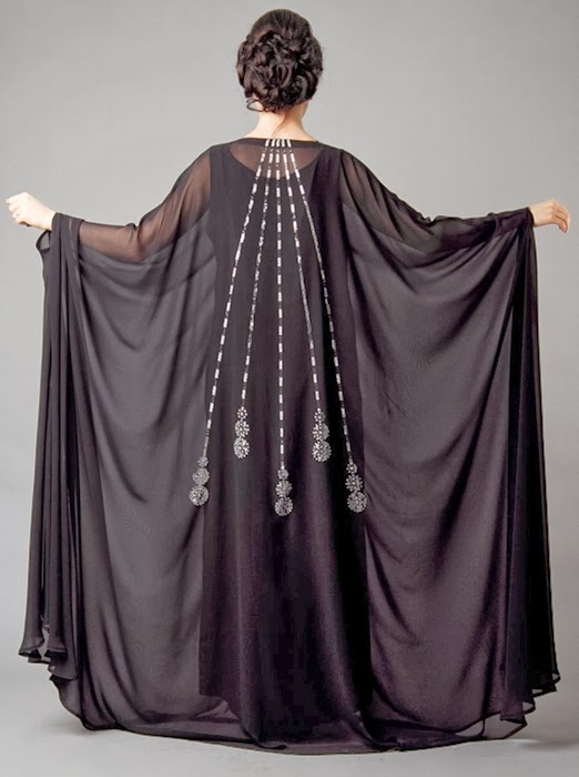 Fancy Abaya from UAE | Dubai Abaya Designs for 2014-15 | New Emirate ...