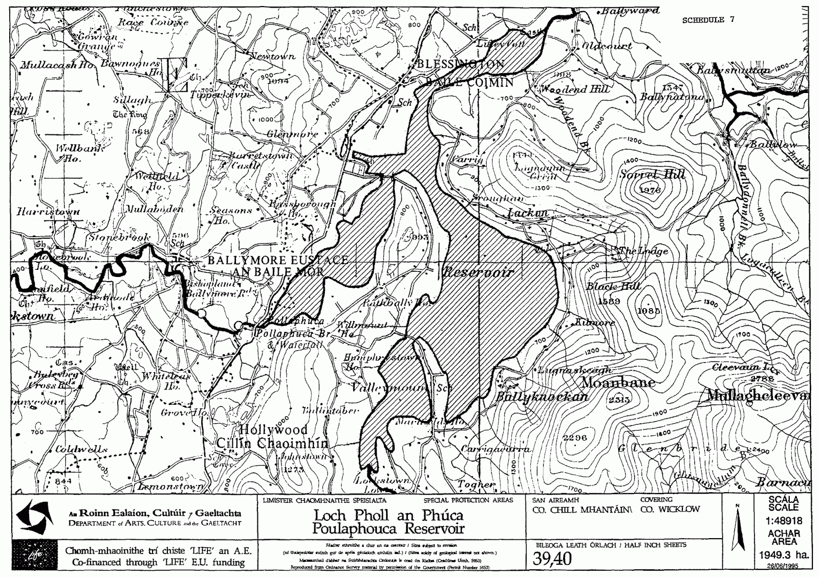 Class ORiada Maths: This is the dam at Poulaphouca Reservoir, a map of ...