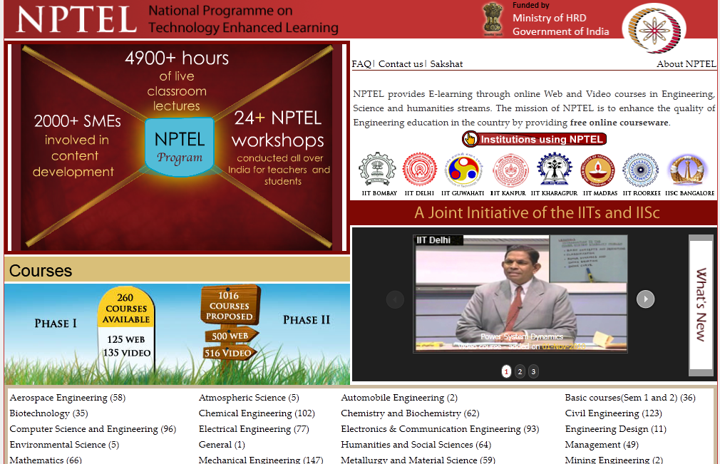 From Jugaad to Systematic Innovation: NPTEL: A Bold Initiative to ...