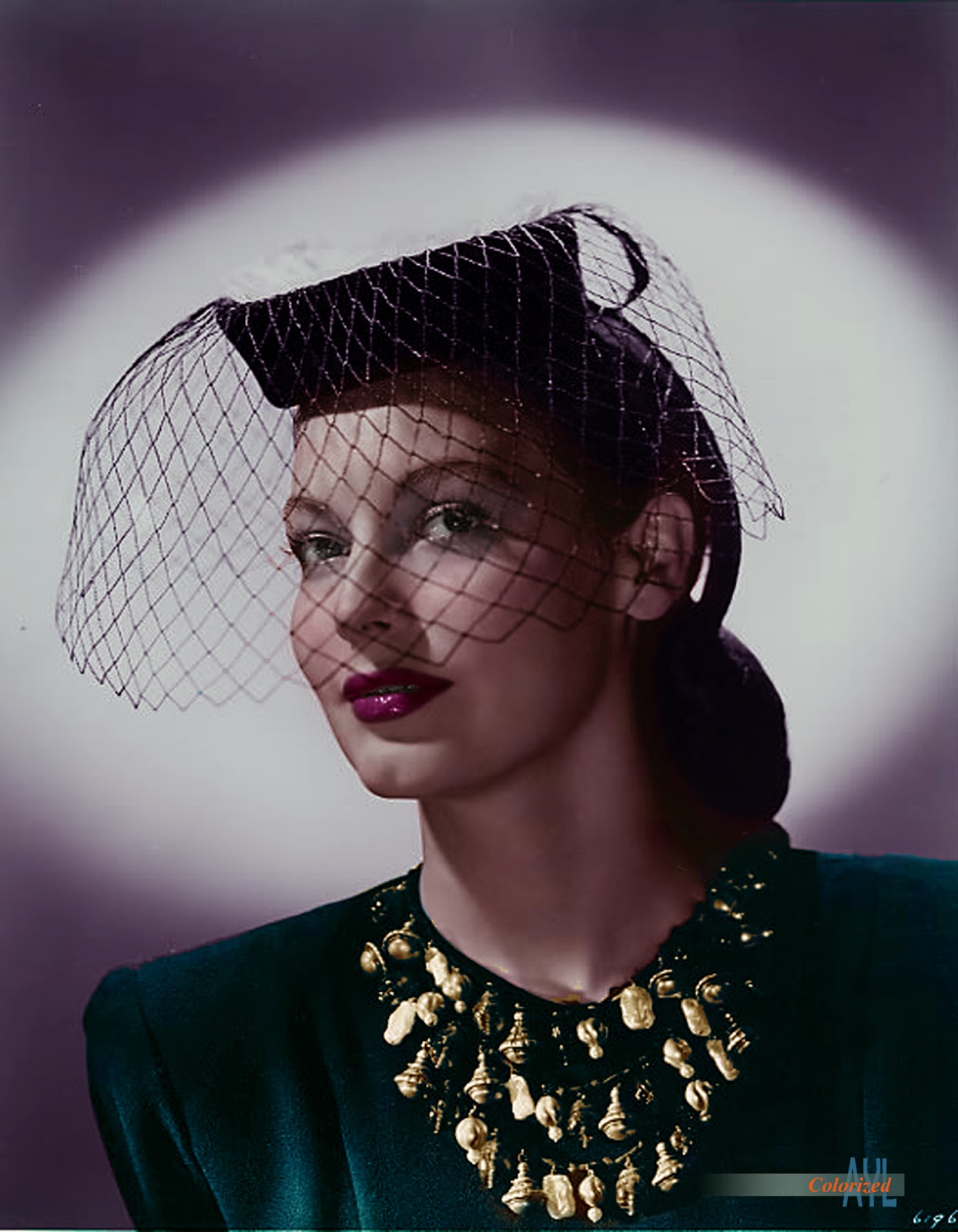 Colors for a Bygone Era: Ava Gardner (1922 - 1990) colorized by Alex Lim