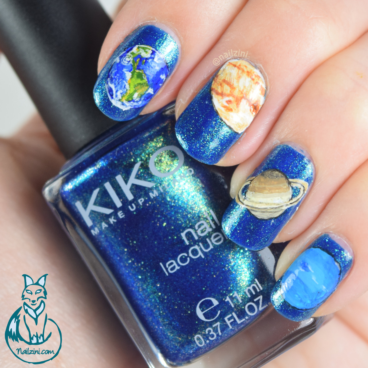 Earth Day - Planets Nail Art | Nailzini: A Nail Art Blog