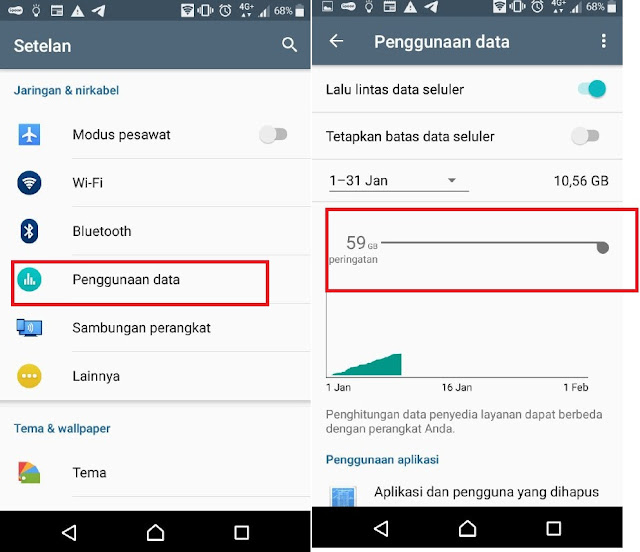 Cara Atur Penggunaan Data Seluler Android Agar Hemat - Manyasah Ilmu