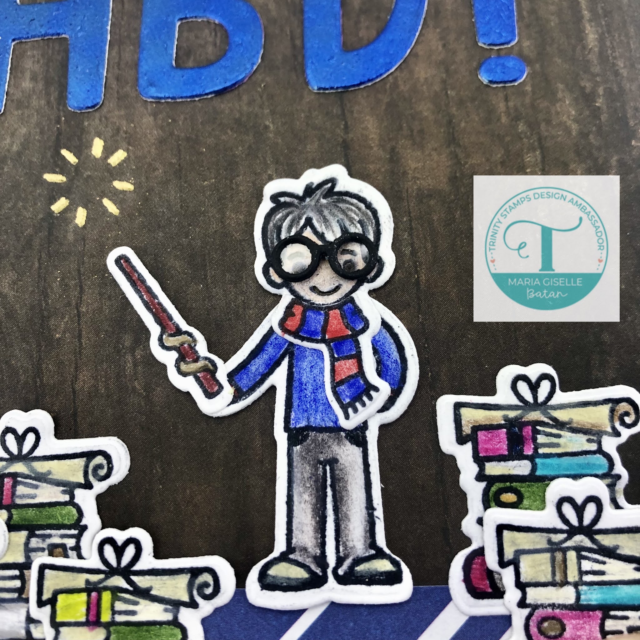 Maria Giselle's Creative Cuts: Wizard Inspired Greeting Card