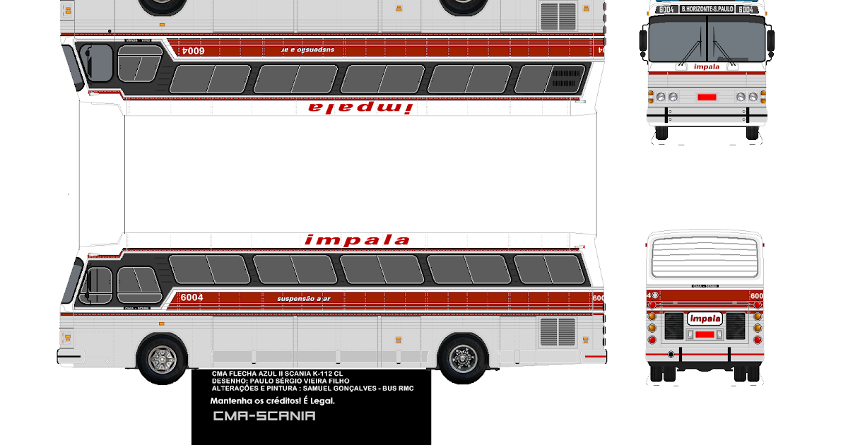 Sejam Bem Vindos ao meu Blog!!!: CMA FLECHA AZUL VIAÇÃO IMPALA ( AMIGO ...