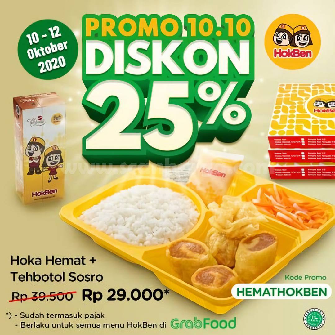 √ Promo Hokben HARBOLNAS 10 - 12 Oktober 2020 - scanharga | Harga Promo ... √ Promo Hokben HARBOLNAS 10 - 12 Oktober 2020 - scanharga | Harga Promo ...