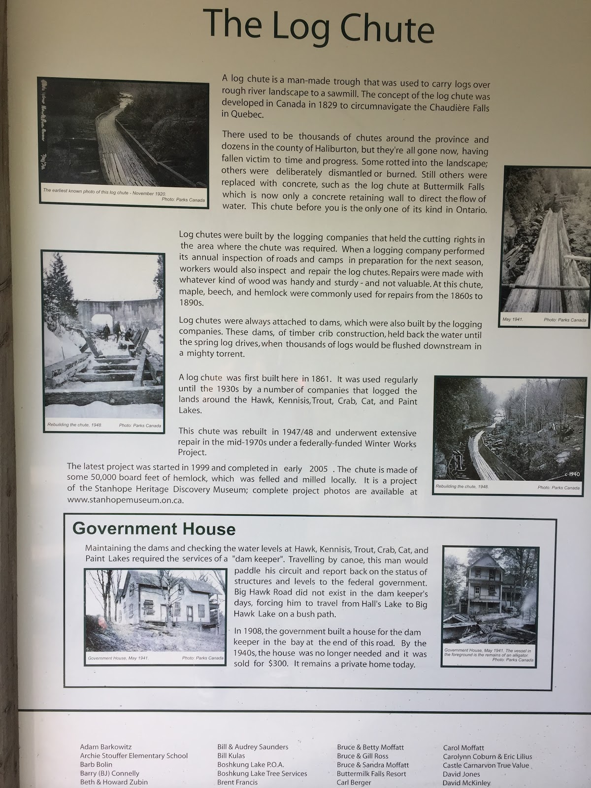 Adventure Series – Haliburton County – Hawk Lake Log Chute