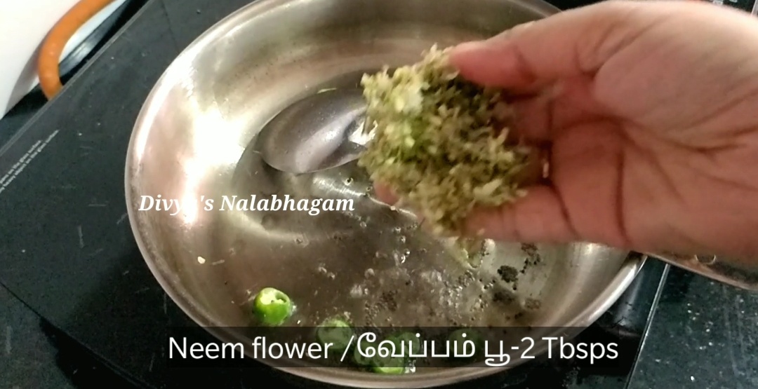 Veppam Poo Pachadi | Neem Flower Pachadi - Divya's Nalabhagam