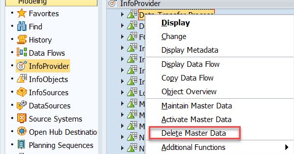 Martin Maruskin blog (something about SAP): Deleting BW Master Data