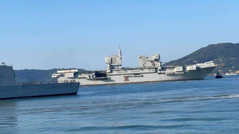 SNAFU!: Italian LHD Trieste on sea trials.