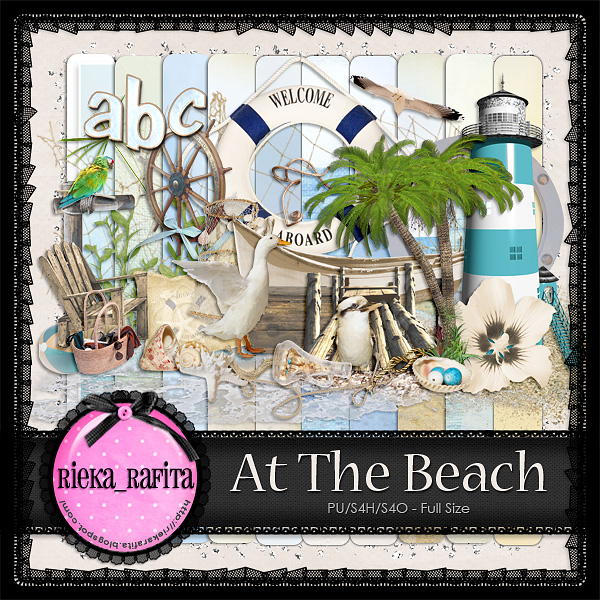 ღ⇢Rιɛκα_Rαғιтα⇠ღ: New Kits - At The Beach (FullSize) + Freebies Cluster ...