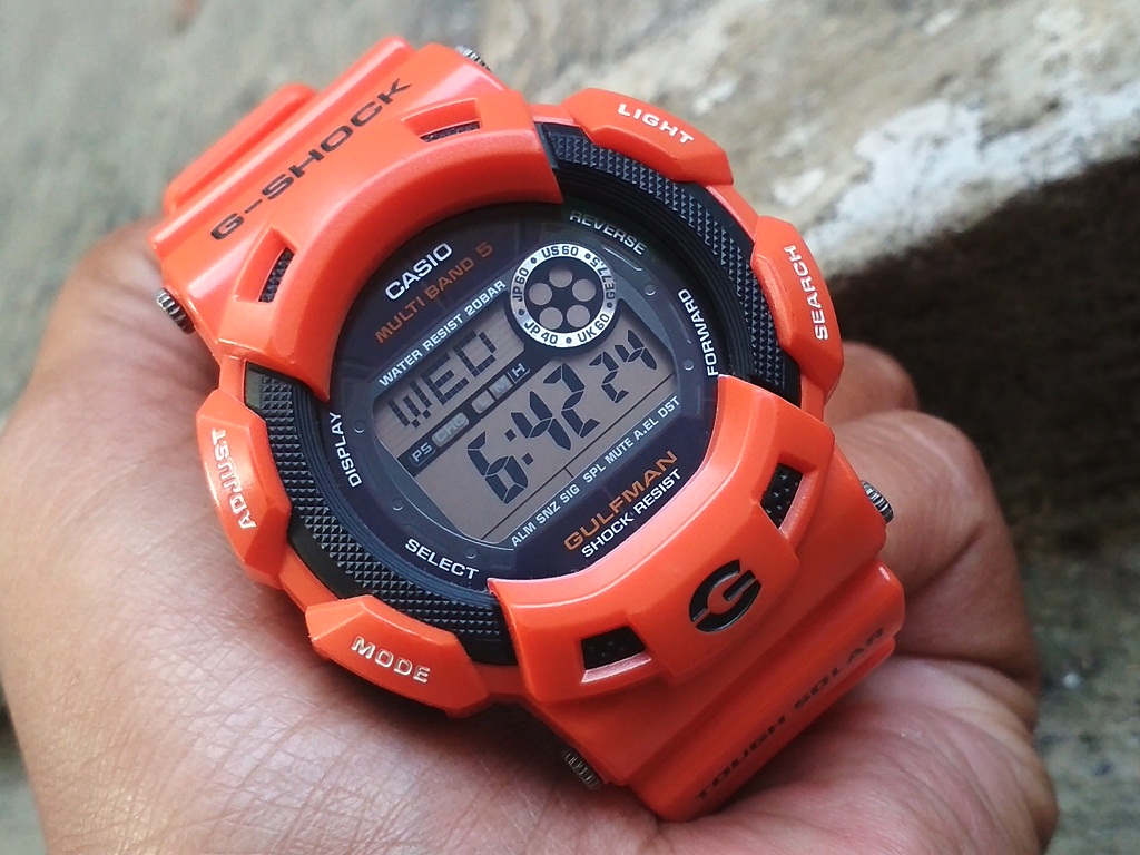 tepostime: Casio G-shock Gulfman "Rescue Orange"