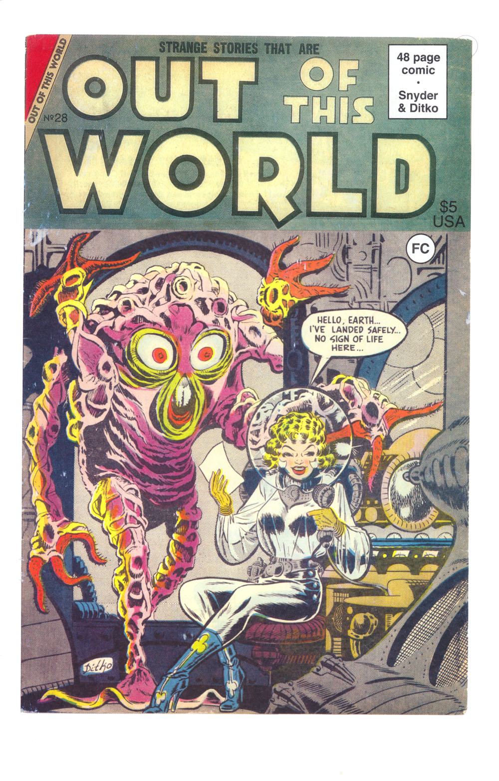 Ditko Comics: Snyder and Ditko Covers