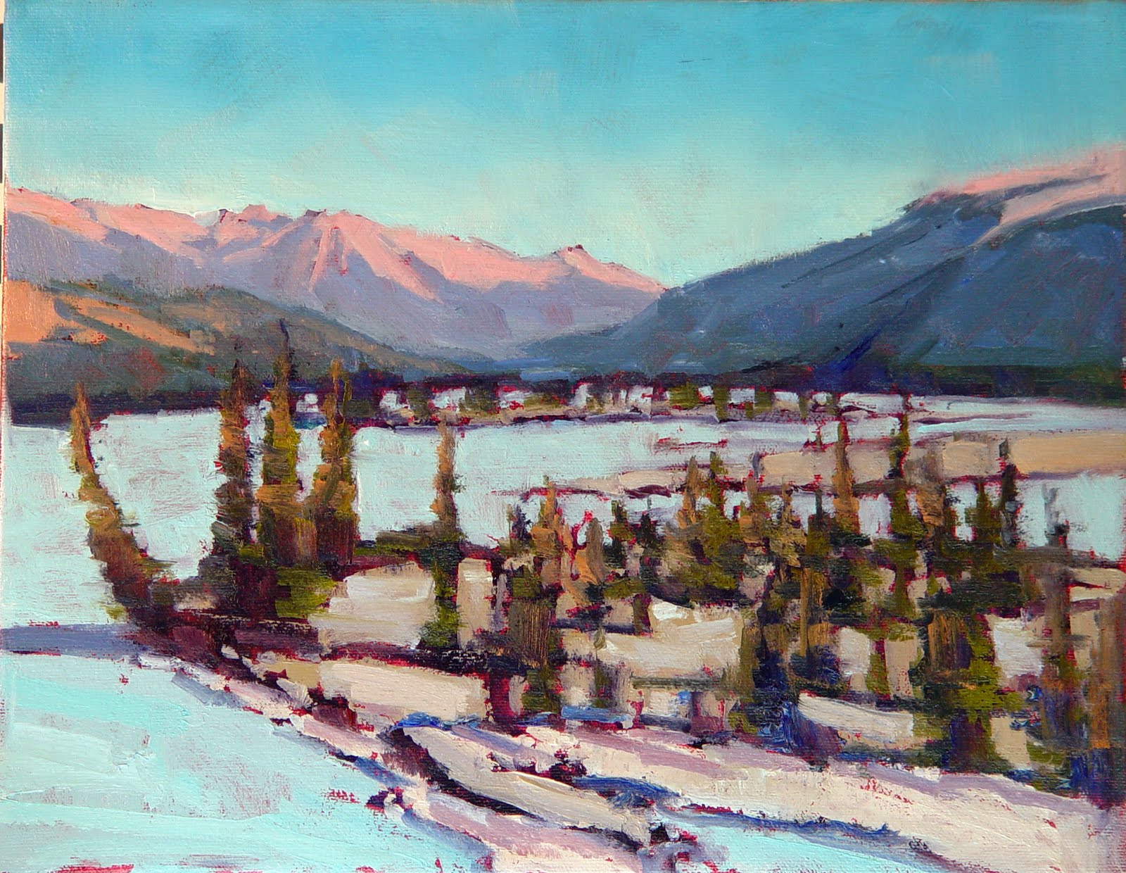 George Coll Daily Painter: Canadian River #1128