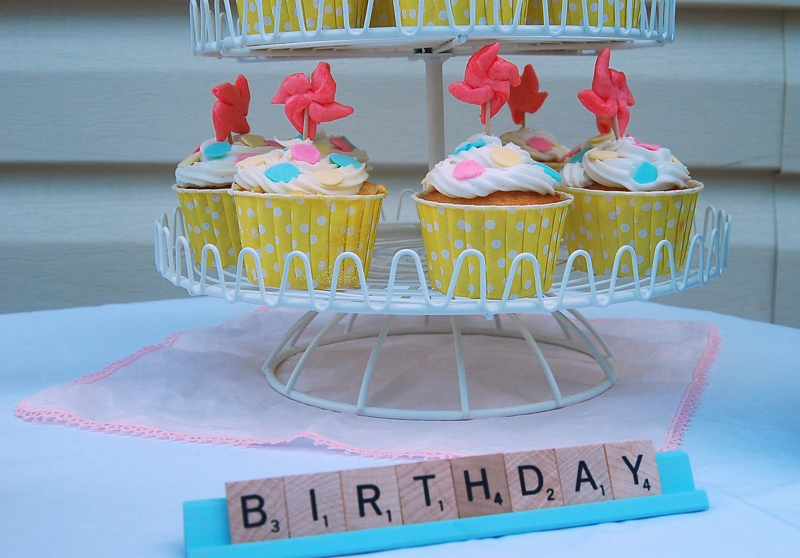 One of my favorite things was the cupcake stand borrowed from my very ...