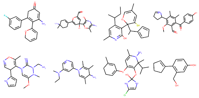 Proteins and Wave Functions: Making random molecules one atom at a time